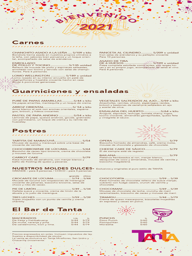 Tanta 2021 | PDF | ensalada | Cocina occidental