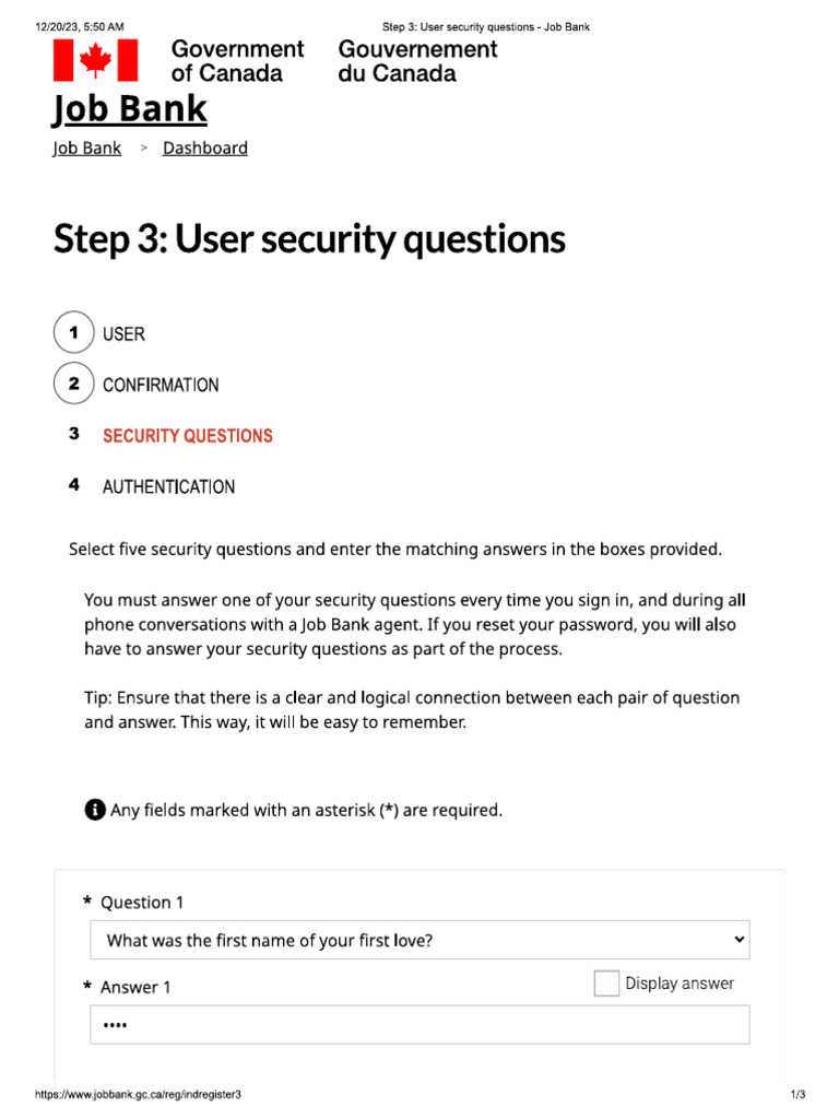Security Question | PDF
