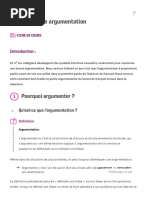 Plan D'un Texte Argumentatif | PDF | Argumentation | Critique
