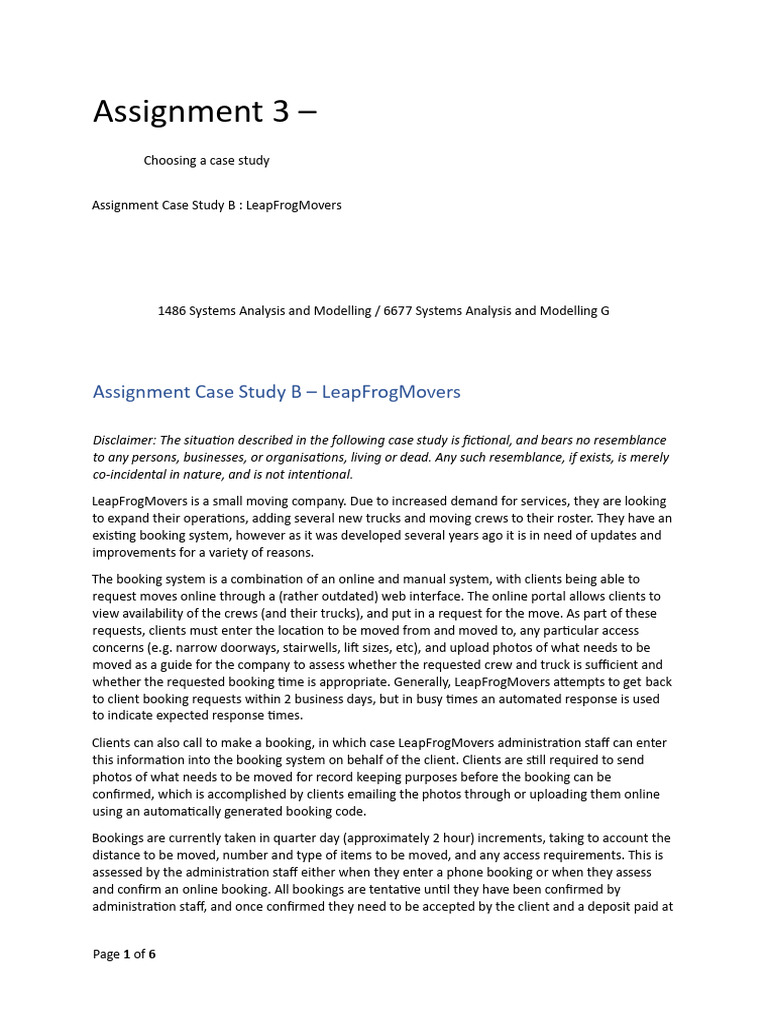 Assignment 3 SYSTEM ANALYSIS | PDF | Insurance | Computing