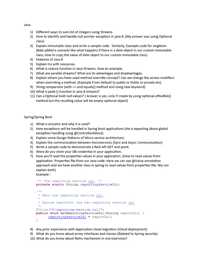 Microservice Interview FAQs | PDF
