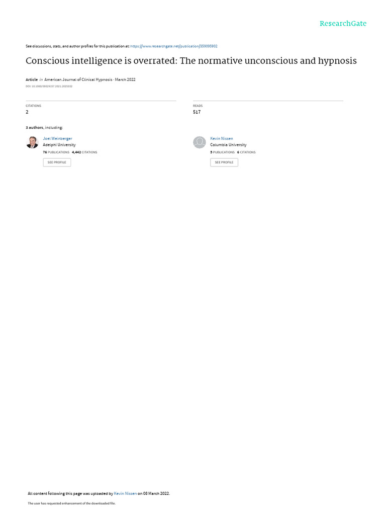 Conscious Intelligence Is Overrated ...