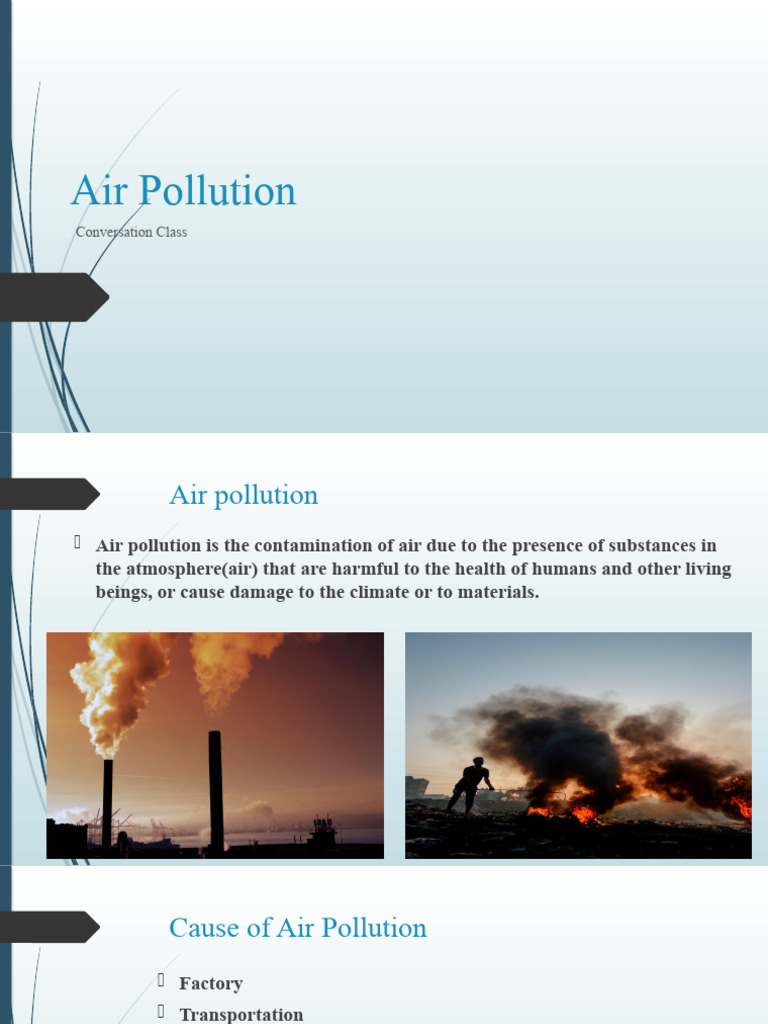 Air Pollution | PDF
