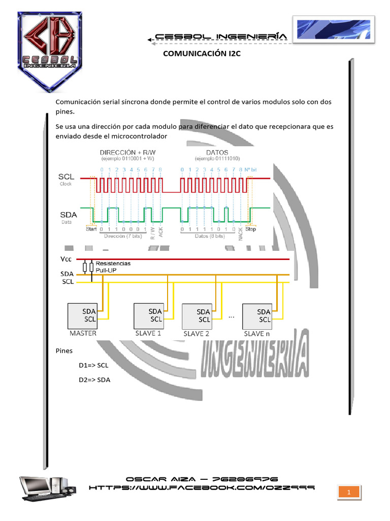 Comunicación I2c | PDF