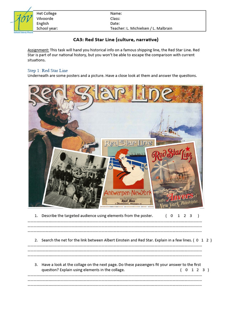 CA 3 Red Star Line | PDF