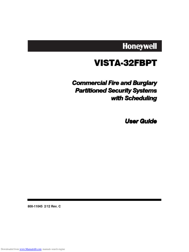 Vista 32 FBPT | PDF | Security Alarm | Computing