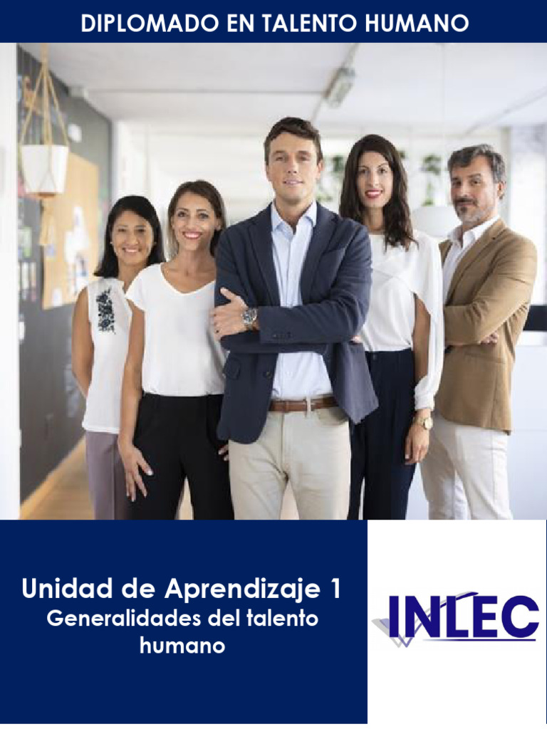 Unidad 1 - El Talento Humano (INLEC) | PDF
