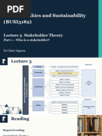 Freeman's Stakeholder Theory Overview | PDF