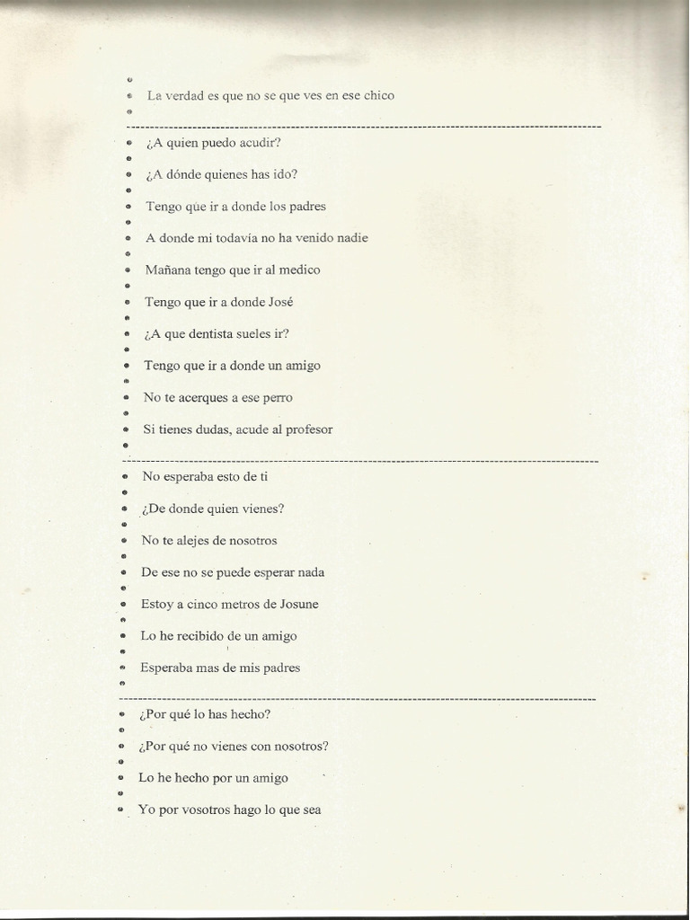 Frases para Traducir 5 | PDF