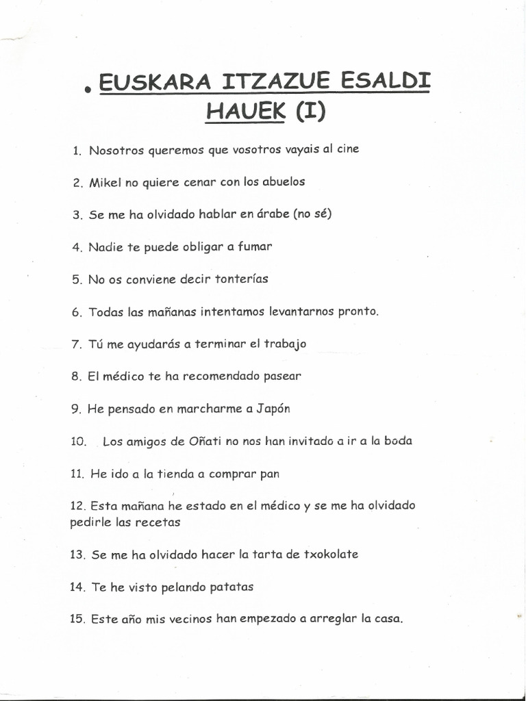 Frases para Traducir 00 | PDF