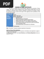 Change of Name | PDF