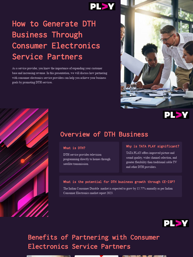 How To Generate DTH Business Through CE ISP | PDF | Satellite ...