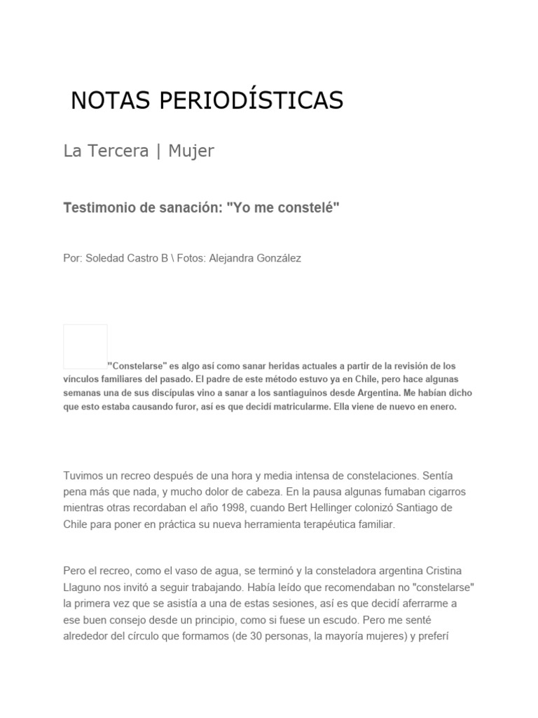 Notas Periodísticas | PDF