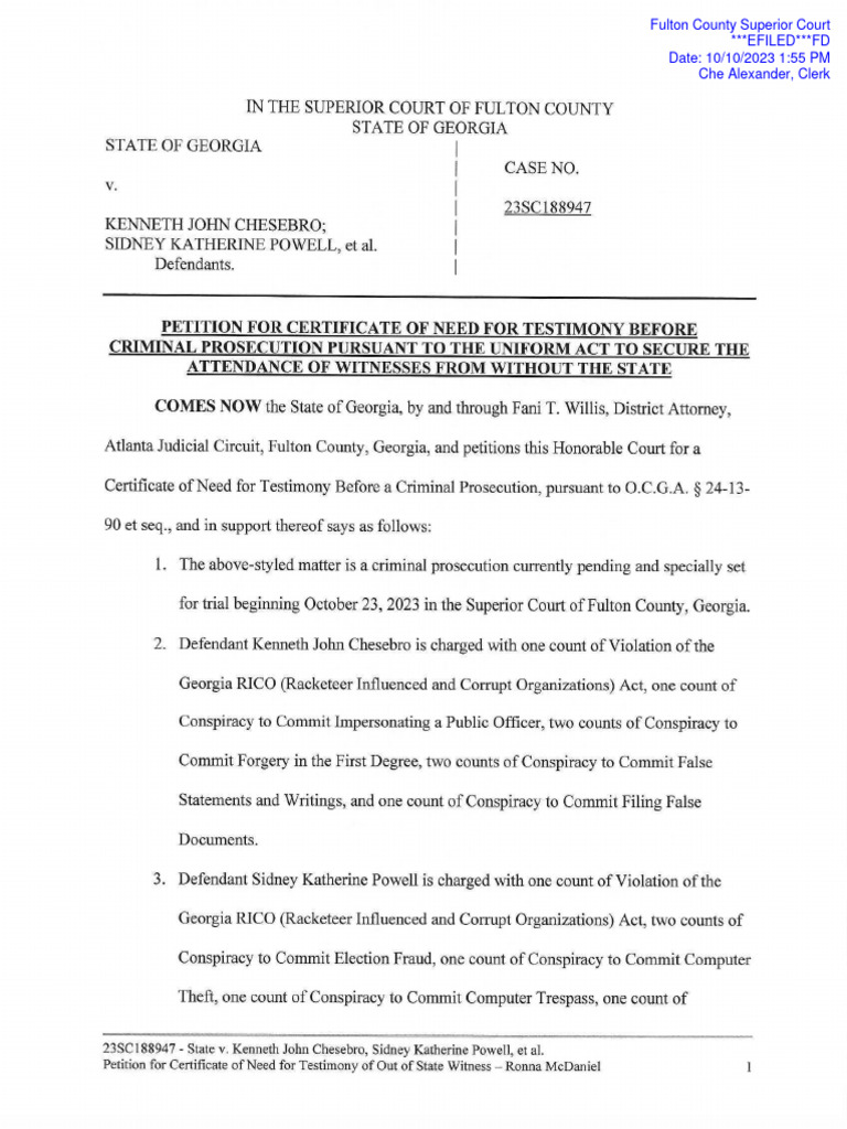 State State Case: Certificate THE ACT THE The State | PDF