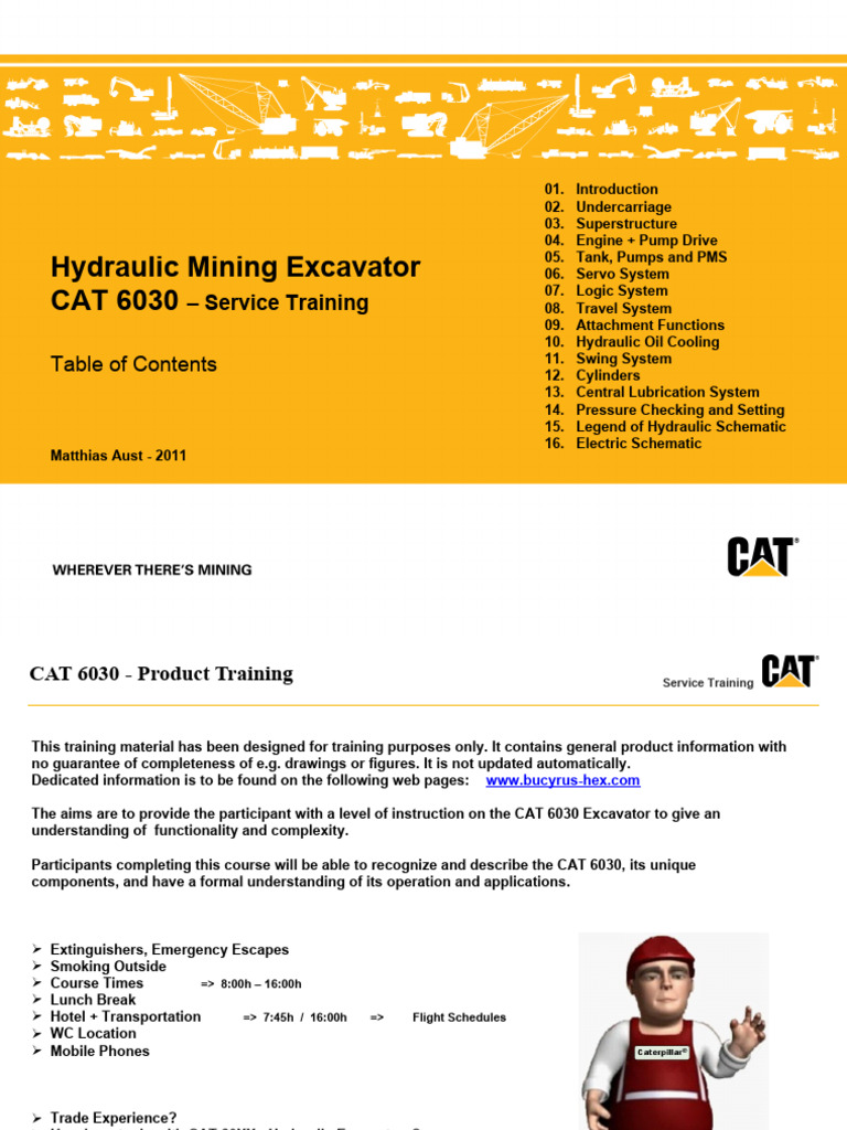 CAT 6030 Excavator Service Training | PDF | Technology & Engineering