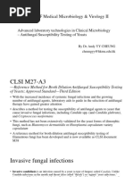Antifungal Susceptibility Testing | PDF | Microbiology | Clinical Pathology