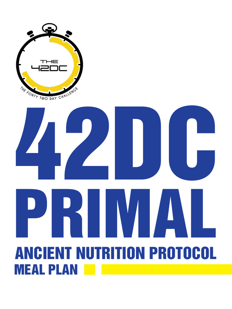 New Primal Protocol Meal Plan | Download Free PDF | Pasta | Chocolate