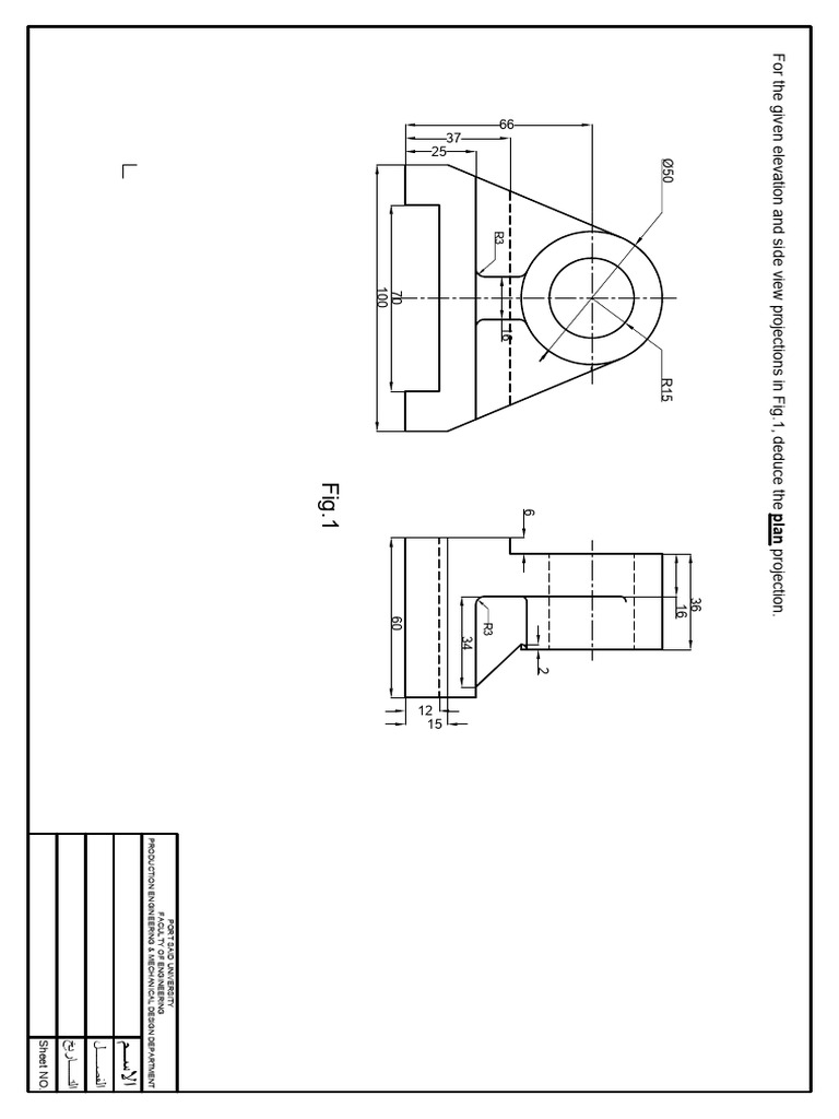 Task 6 Engineering Drawing | PDF