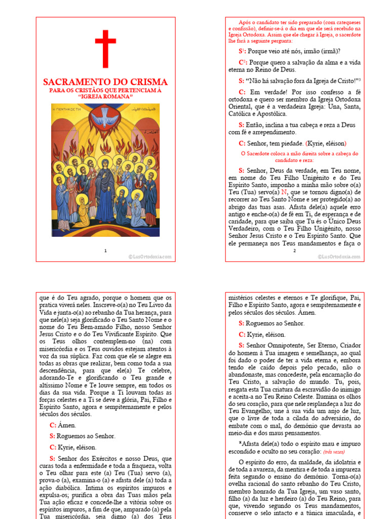 Crisma Ortodoxa | PDF