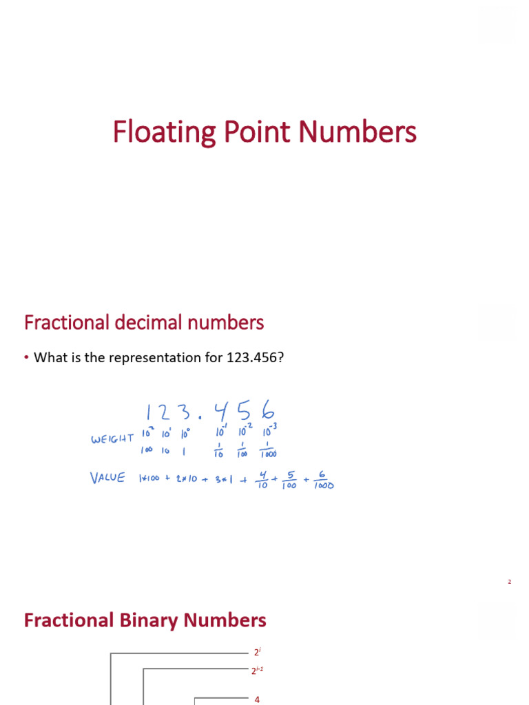 5 Data - Floating - Point v1 | Download Free PDF | Rounding ...