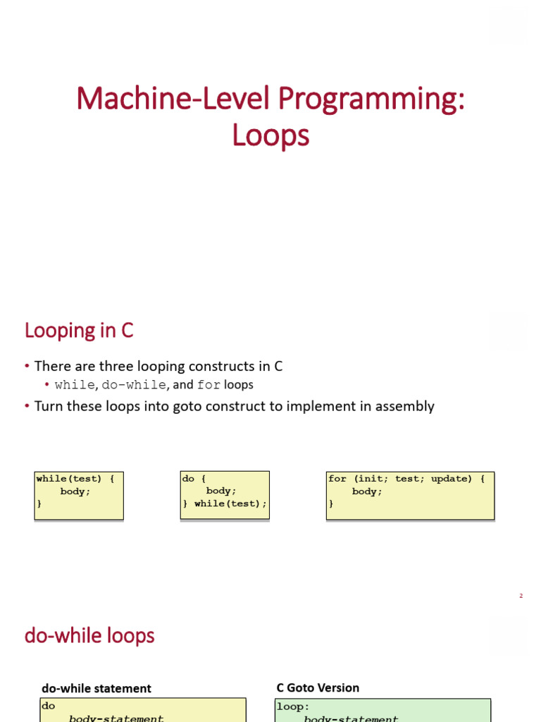 9 Machine - Loops v1 | PDF