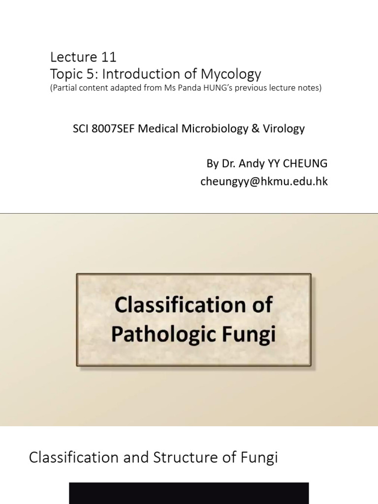 Lecture 11 SCI 8007SEF Medical Microbiology & Virology Topic 5 ... Lecture 11 SCI 8007SEF Medical Microbiology & Virology Topic 5 ...