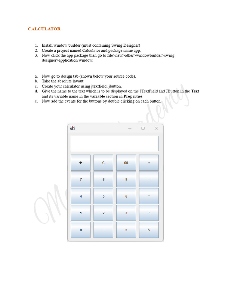Calculator | PDF | Button (Computing) | Computing Platforms