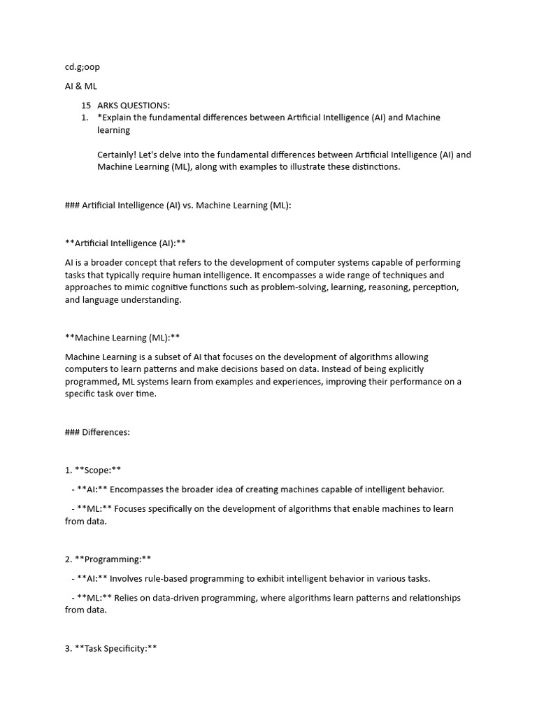 Ai & ML | PDF | Deep Learning | Machine Learning Ai & ML | PDF | Deep Learning | Machine Learning