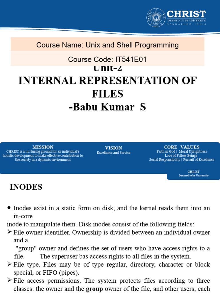 Unit 2 | PDF | Computer File | File System