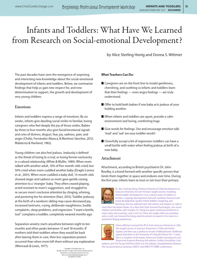 Infants Toddlers Social-Emotional Dev | PDF | Attachment Theory ... Infants Toddlers Social-Emotional Dev | PDF | Attachment Theory ...