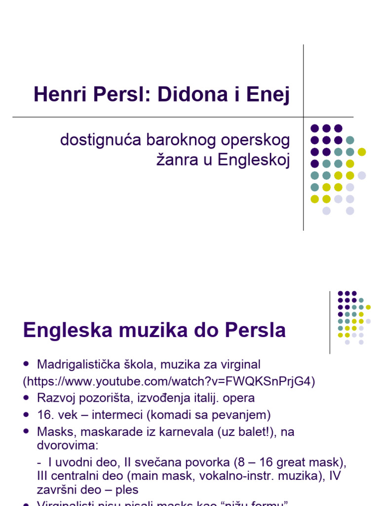 Persl Didona I Enej | PDF
