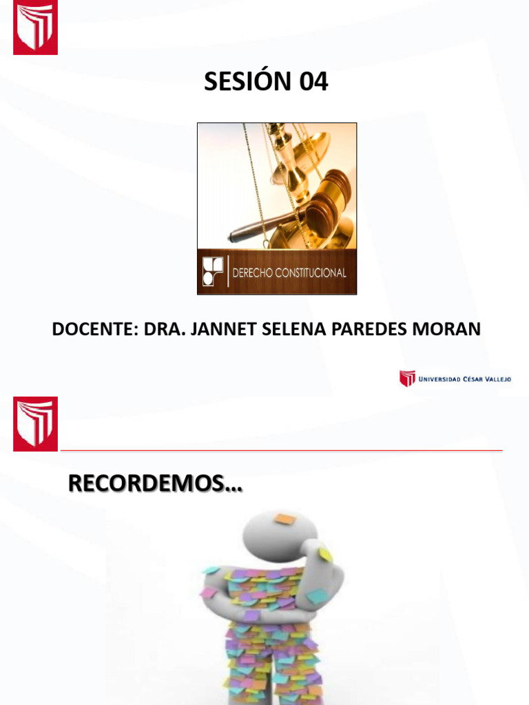 Sesión 4 - Fuentes Del Derecho Constitucional - Fuentes Materiales ...