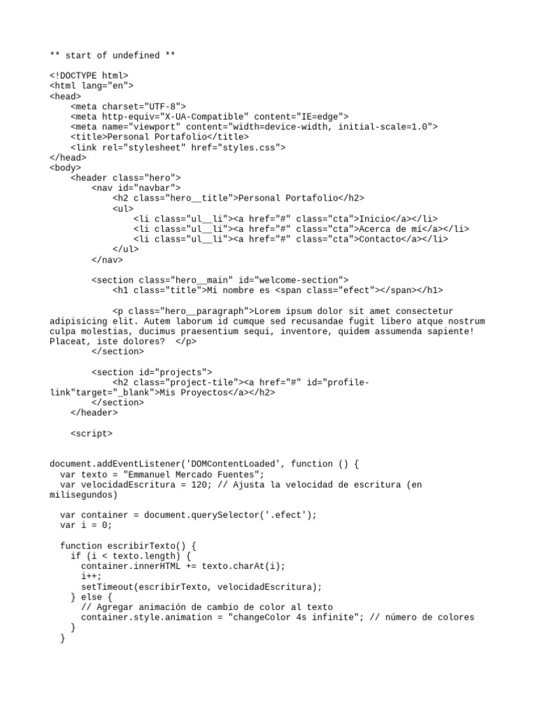 Build A Personal Portfolio Webpage | Download Free PDF | Typography ... Build A Personal Portfolio Webpage | Download Free PDF | Typography ...
