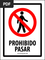 Letrero para Mantener Limpio Imprimir Gratis en PDF T Carta | PDF