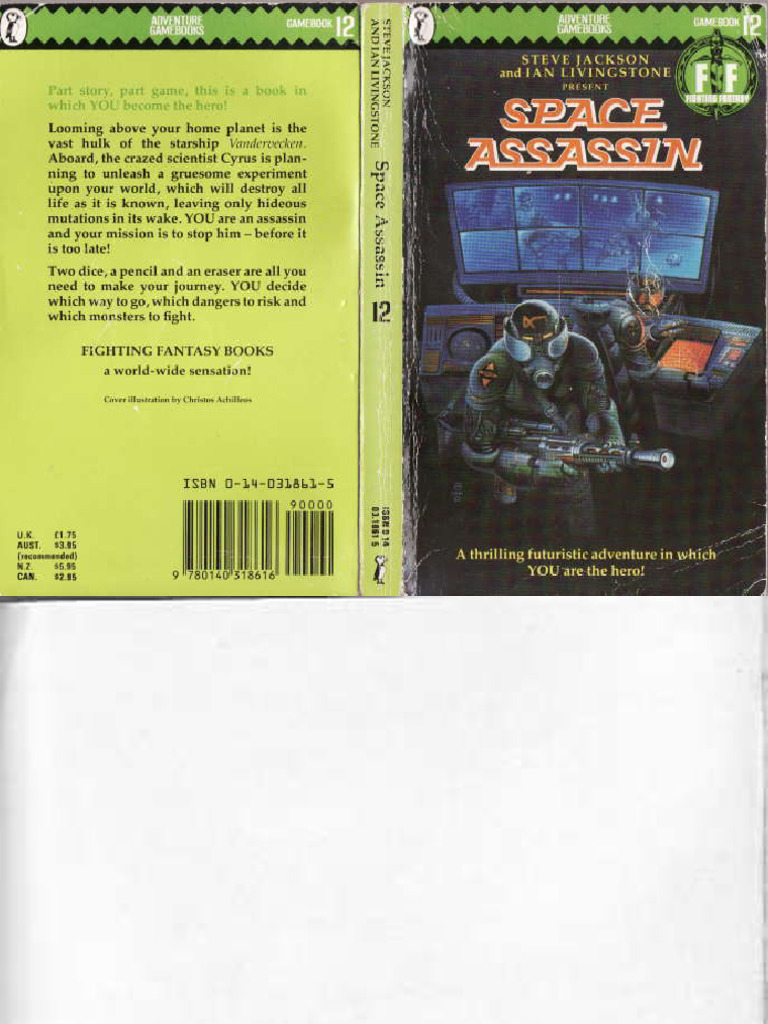 Fighting Fantasy 12 - Space Assassin | PDF