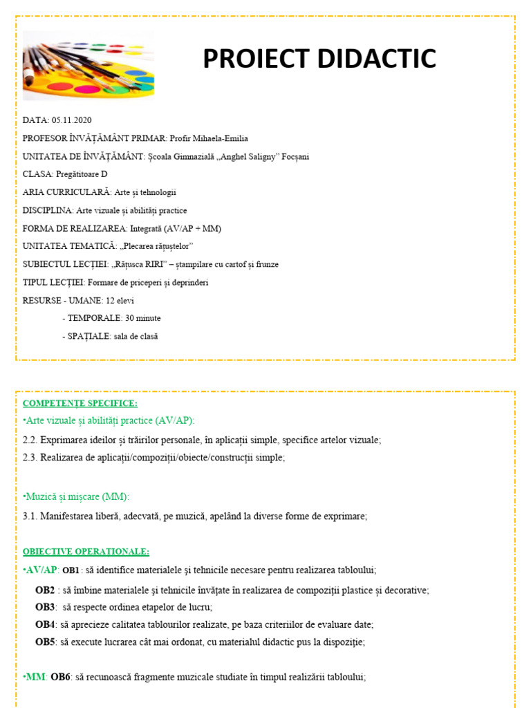 4.proiect Did Avap Inspectie Ic1 | PDF