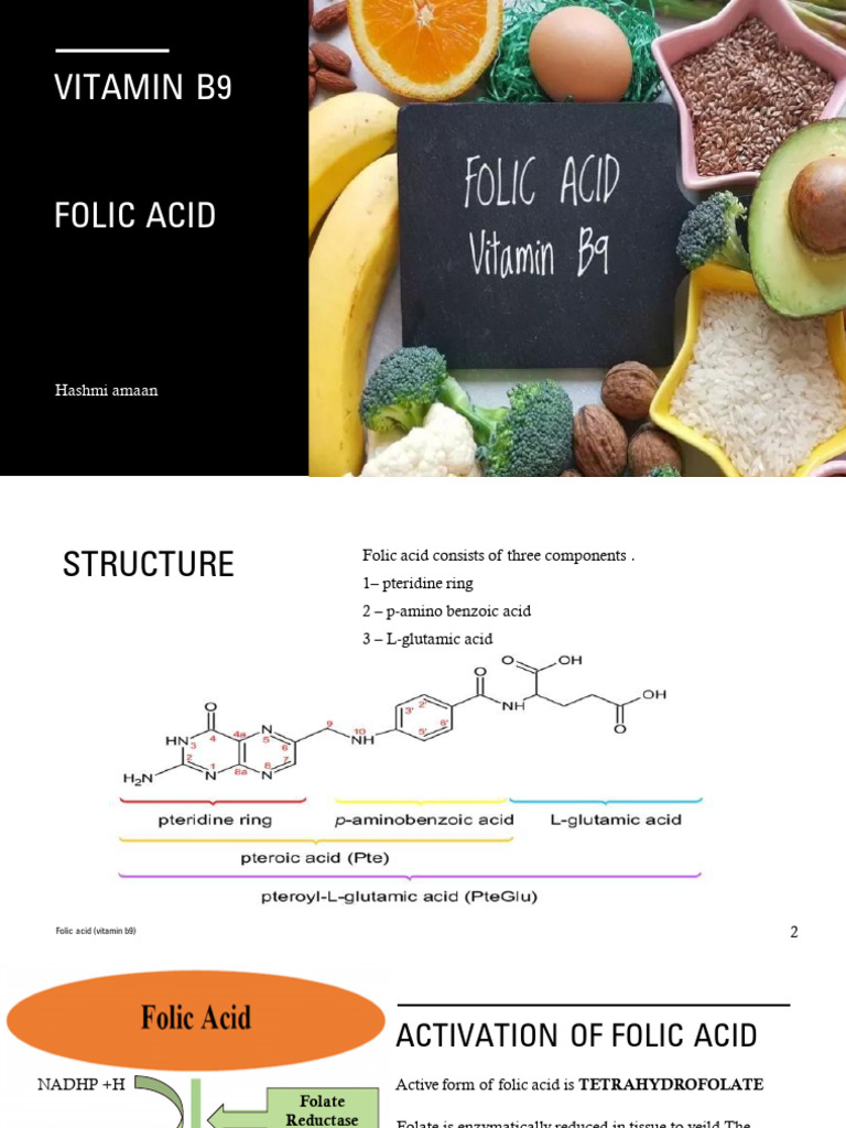 Folic Acid | Download Free PDF | Organic Compounds | Biochemistry