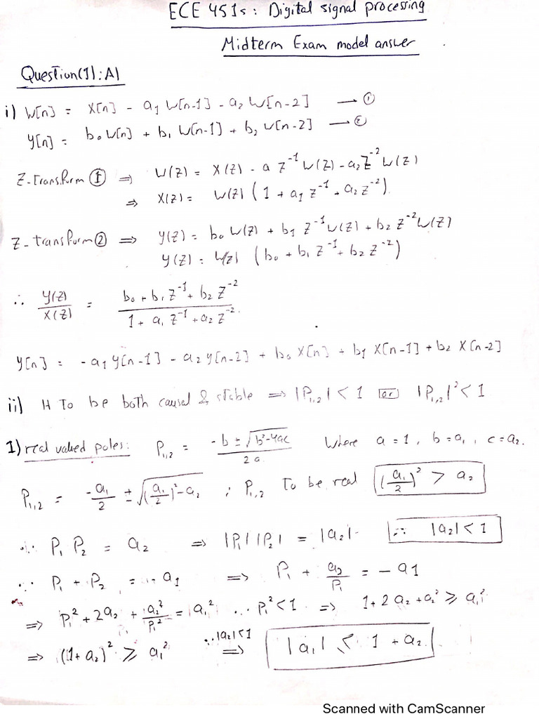 (Fall 2022) Midterm Solution | PDF