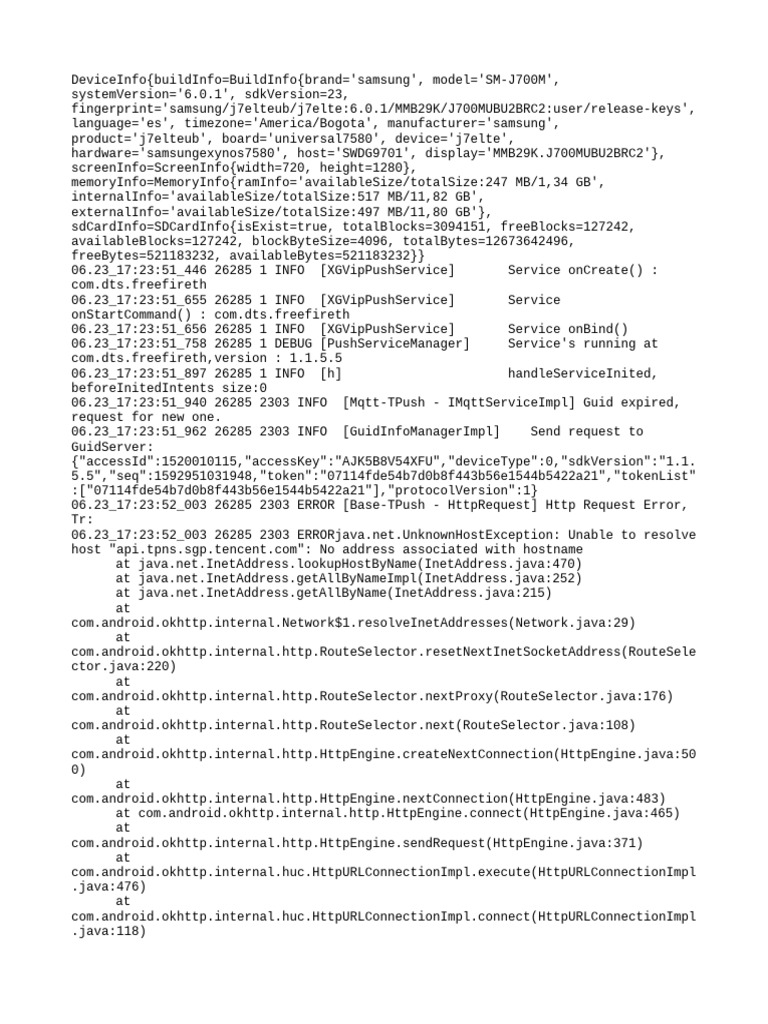 Log-20200623 1733 | PDF | Java (Programming Language) | Software Log-20200623 1733 | PDF | Java (Programming Language) | Software