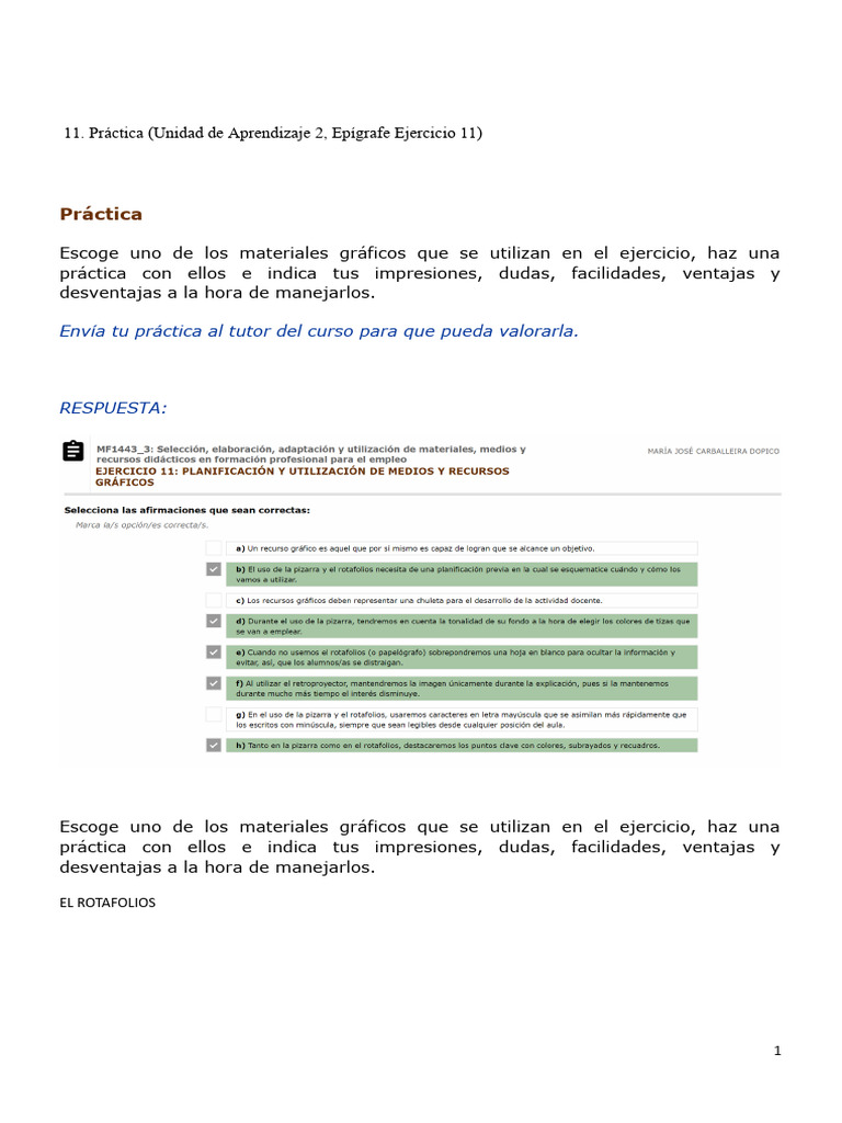 Práctica (Unidad de Aprendizaje 2, Epígrafe Ejercicio 11) | PDF | Arte
