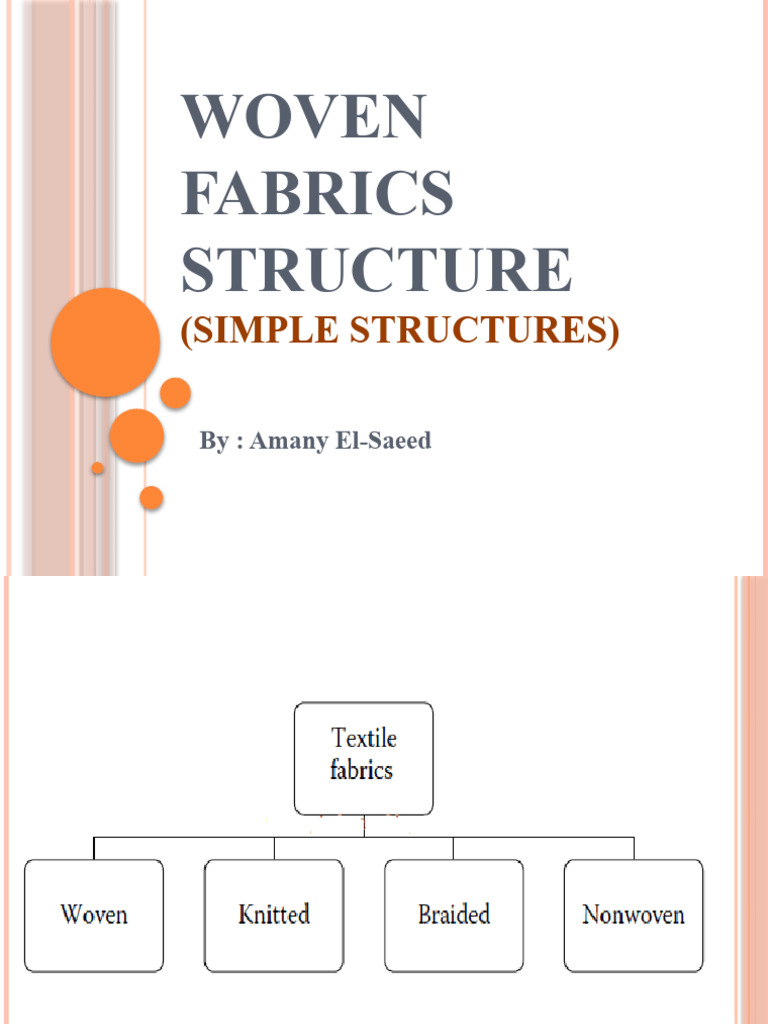 Woven Fabrics Structure | PDF