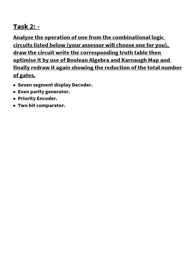 Even Parity Generator | PDF