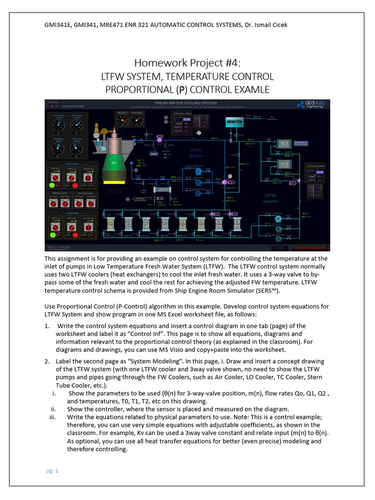 HW PRJ4-LTFW Temp Control System (P-CTRL) | PDF