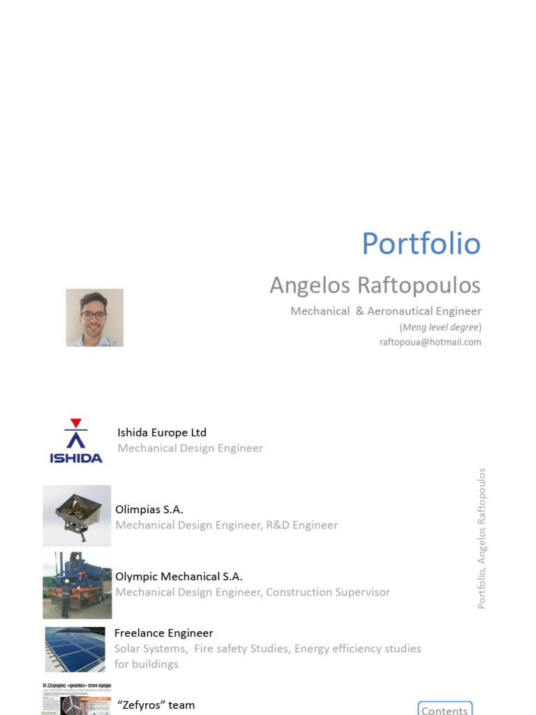 Mechanical Engineering Portfolio of Angelos Raftopoulos | PDF ...
