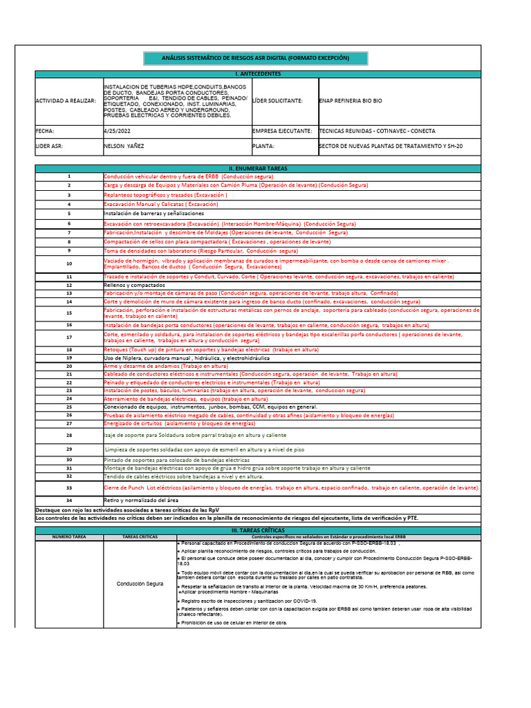 Pre-Asr Montaje Electricoinstrumentacion - 02 | PDF