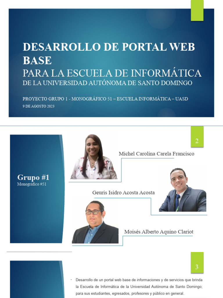 PM51 - Presentacion de Proyecto Monografico | PDF | Bootstrap (marco frontal) | Red mundial