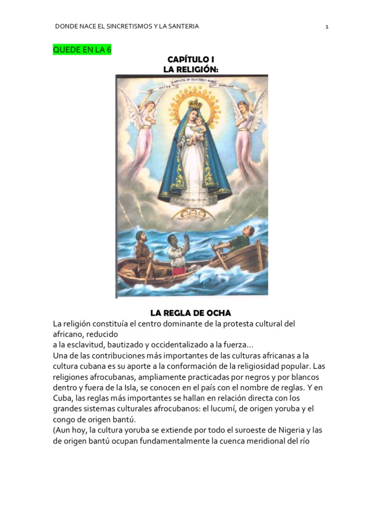 La Regla De Osha Pdf Monoteísmo Dios