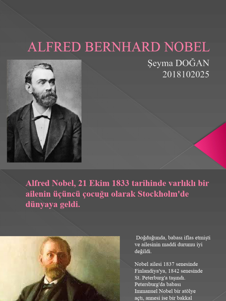 Alfred Nobel | PDF