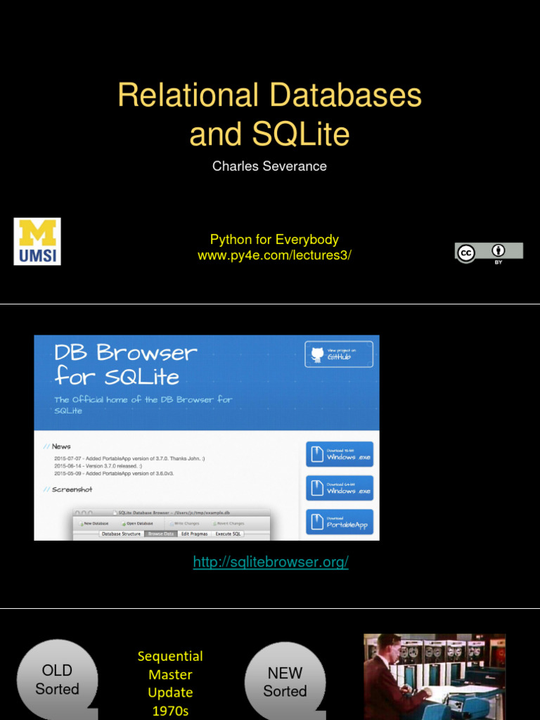 Pythonlearn 15 Databases | PDF | Relational Database | Databases Pythonlearn 15 Databases | PDF | Relational Database | Databases