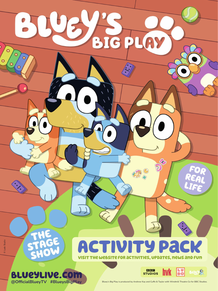 Bluey A4 Play Pack | PDF